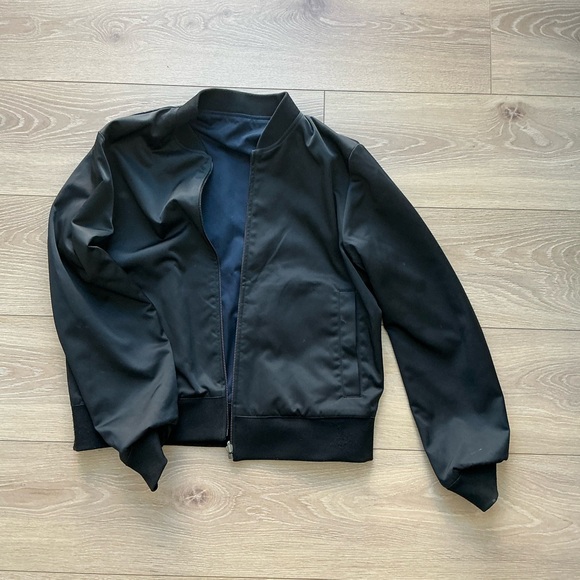 Theory | Jackets & Coats | Theory Navy Bomber Jacket | Poshmark
